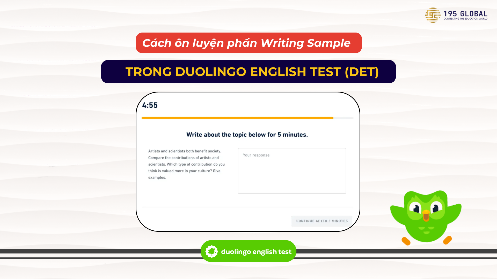 Cách ôn luyện phần Writing Sample trong Duolingo English Test